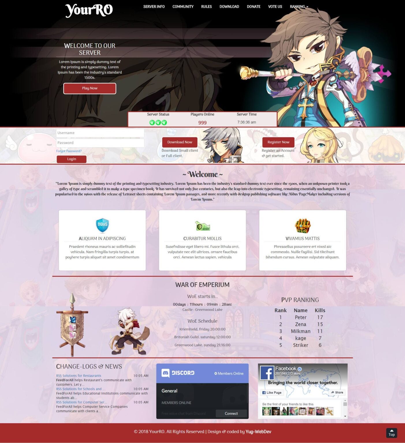 Simple Priest Ragnarok Online Theme – Ragnarok Online Themes