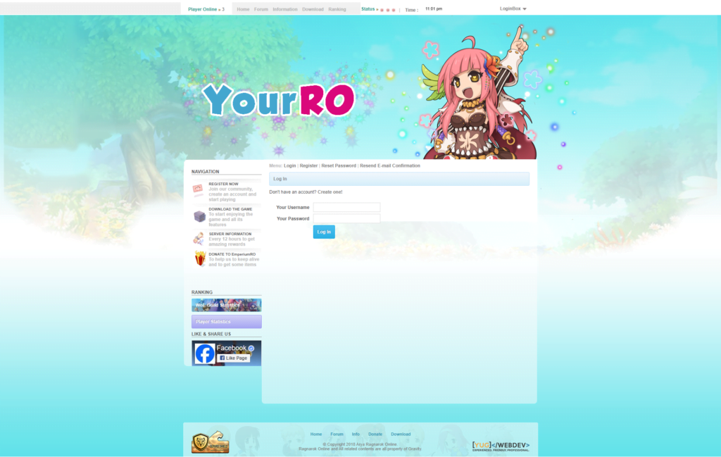 CleanRO Ragnarok Online Theme – Ragnarok Online Themes